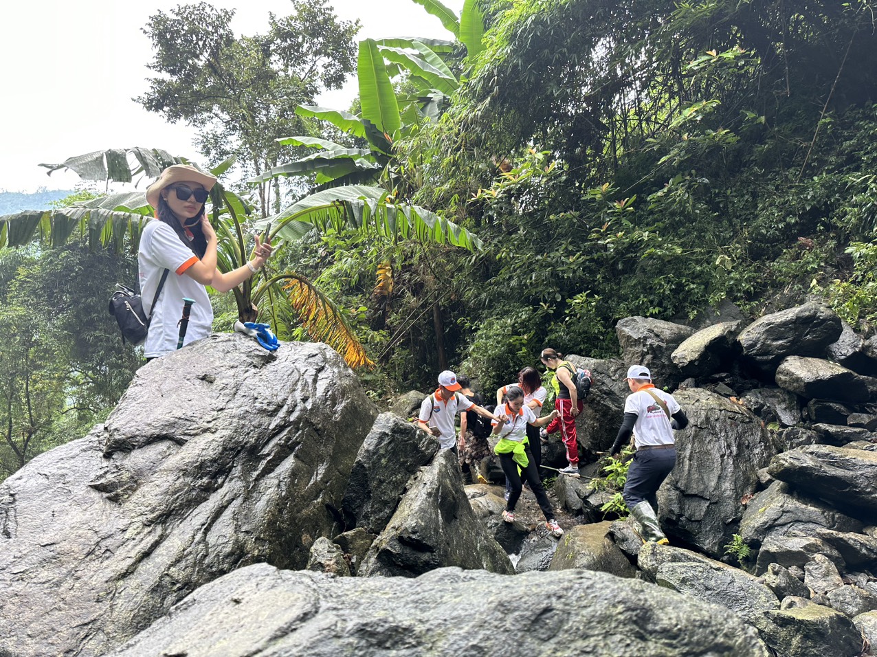 Trekking the East Slope of Tam Dao Tropical Rainforest National Park